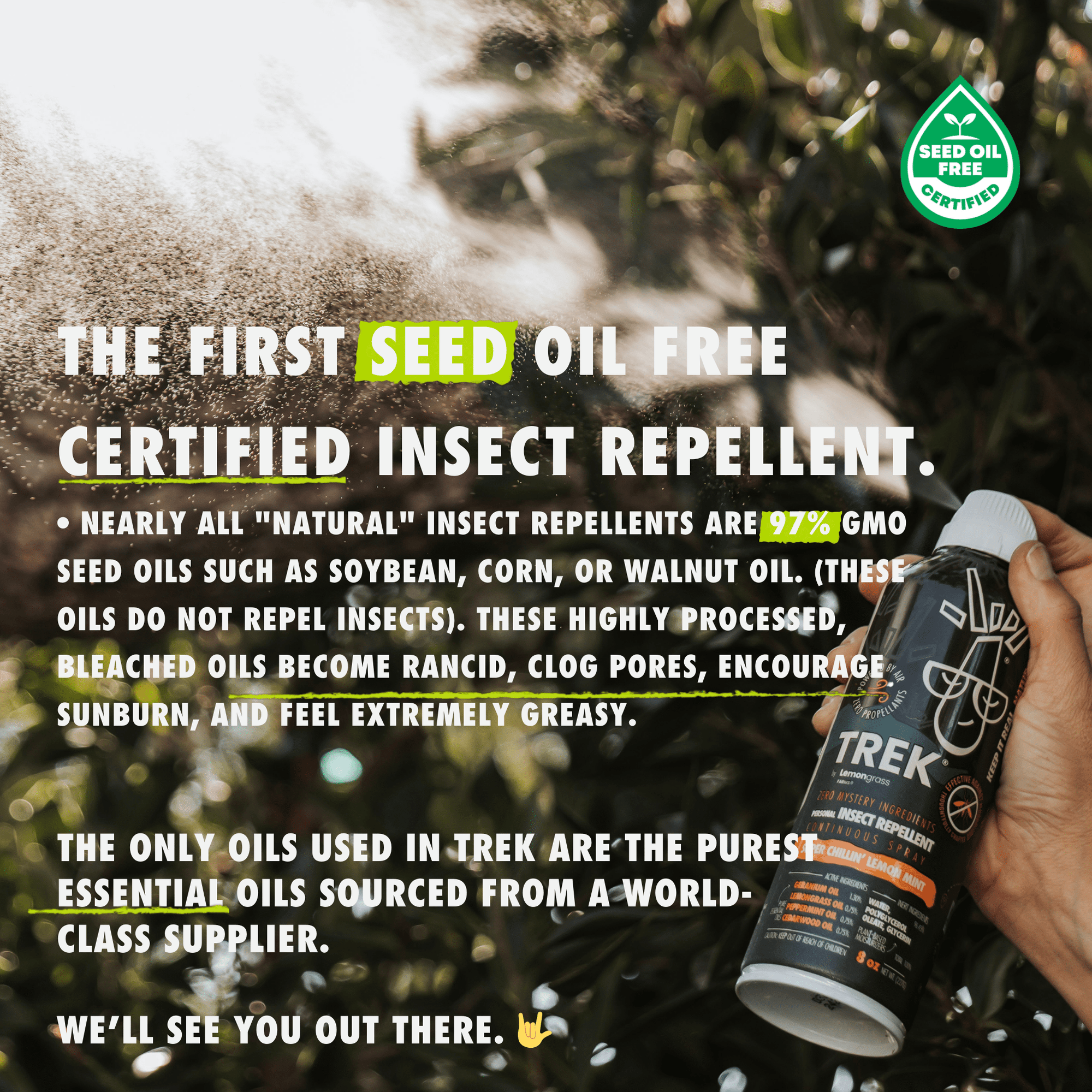 Best Bug Spray for Kids | Trek Insect Repellent for Kids – Lemongrass Farms
